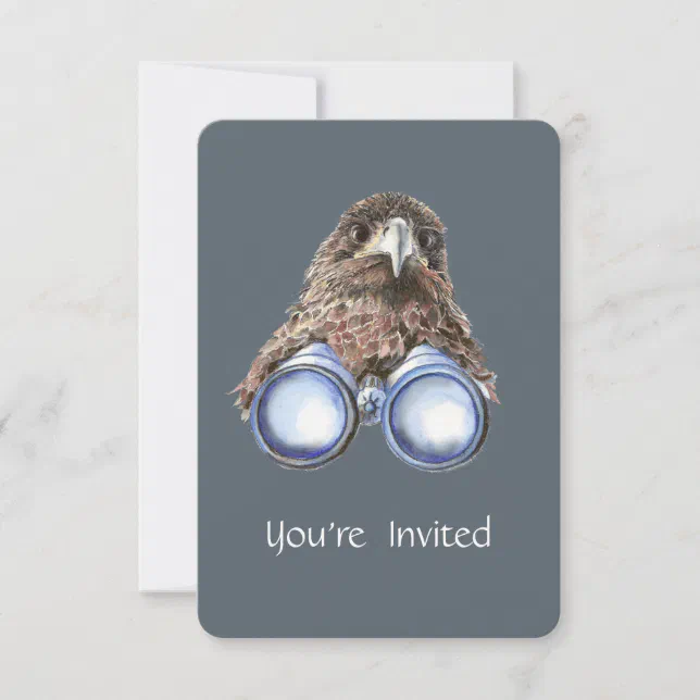 Custom Local Bird Watching Event Fun Hawk Watching Invitation | Zazzle