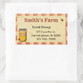 Custom Local Honey Sticker | Zazzle