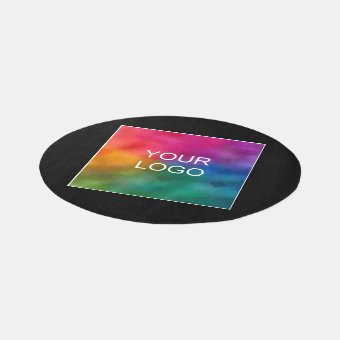 Custom Logo Add Text Create Your Own Template Rug | Zazzle