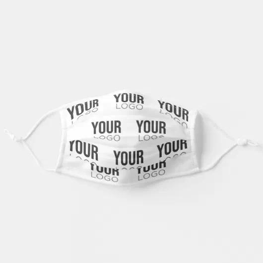 Custom Logo Adult Cloth Face Mask | Zazzle