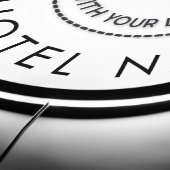 Custom Logo Any Color Welcome To Hotel Name LED Sign | Zazzle