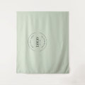 Custom Logo backdrop Company branding Green | Zazzle