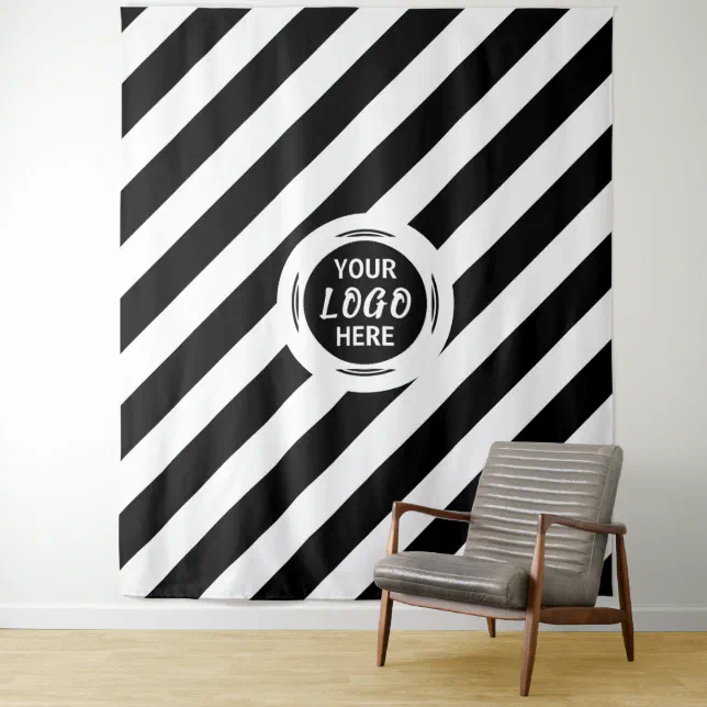 Custom Logo Backdrop Simple and Modern | Zazzle