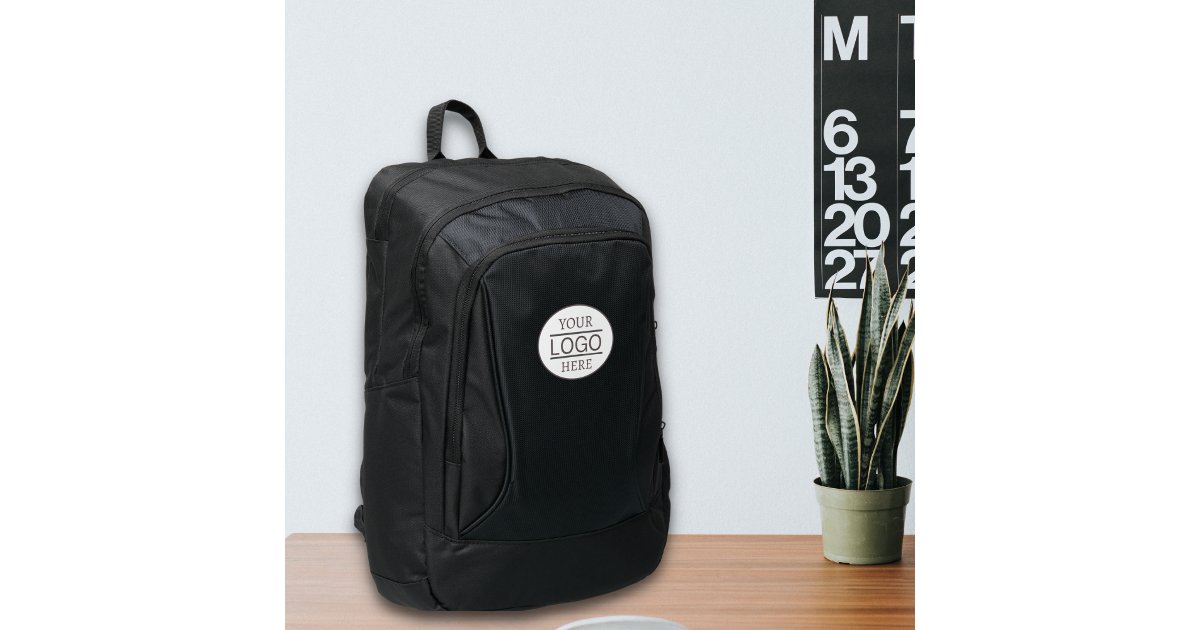 Custom Logo Backpack for Businesses | Promotional | Zazzle