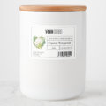Custom Logo & Barcode Cauliflower Microgreens Food Label | Zazzle