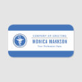 Custom Logo Basic Employee Staff Name Tag | Zazzle