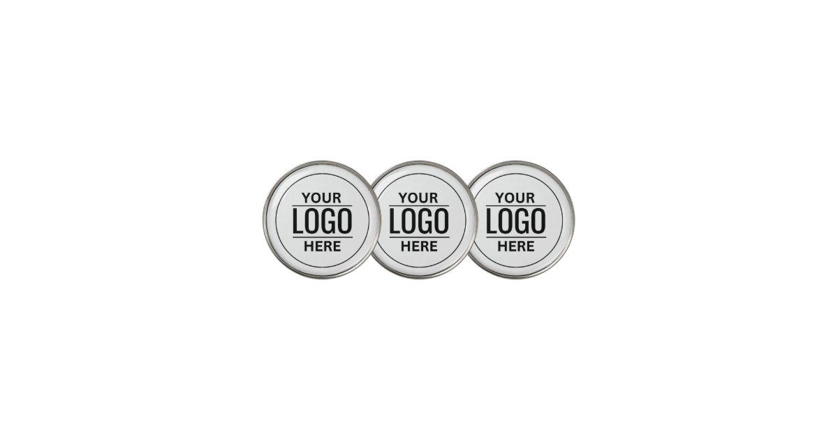 Custom Logo Branded Golf Ball Marker | Zazzle