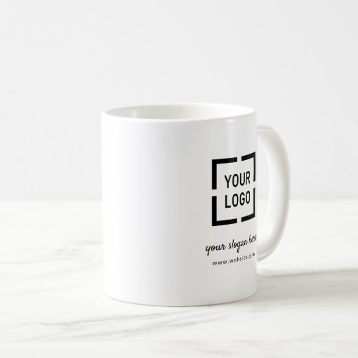 Custom Logo branded promotional Coffee Mug | Zazzle