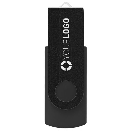 Custom Logo branded promotional Flash Drive | Zazzle