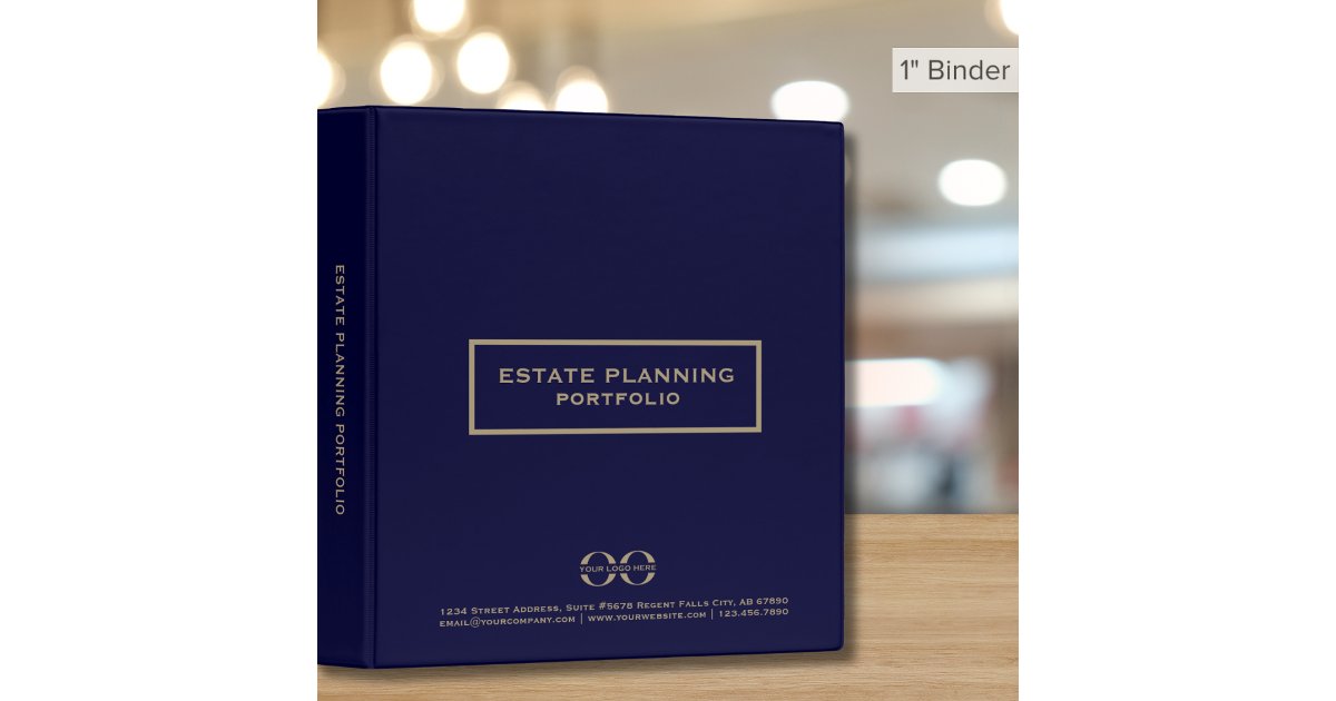 Custom Logo Business 3 Ring Binder | Zazzle