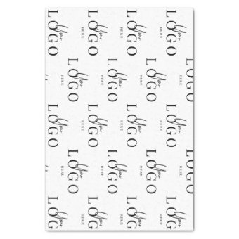 Custom Logo Business Company Packaging Tissue Pape Tissue Paper | Zazzle