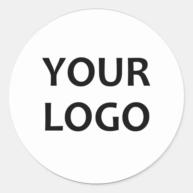 custom logo business sticker | Zazzle