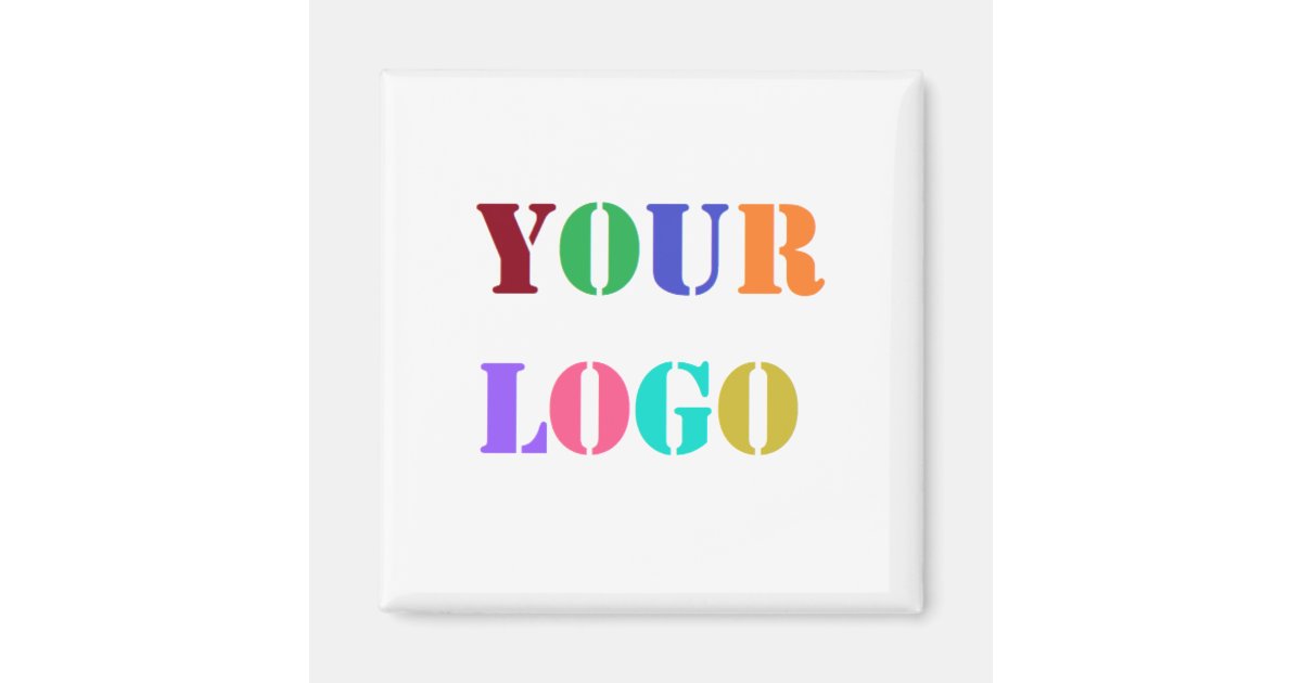 Custom Logo Company Business Promotional Magnet | Zazzle