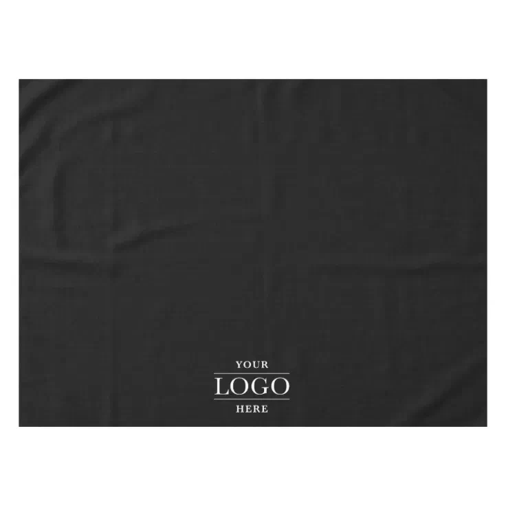 Custom Logo Company Business Restaurant Promo Tablecloth | Zazzle