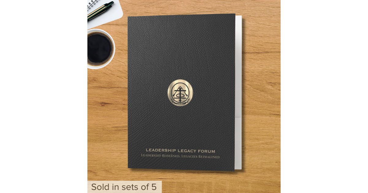 Custom Logo Conference Pocket Folder | Zazzle