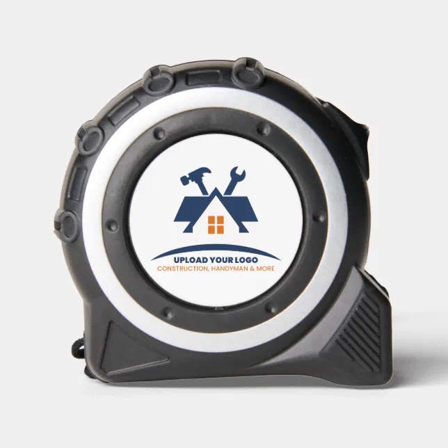 Custom Logo Construction Handyman Working Tape Measure | Zazzle