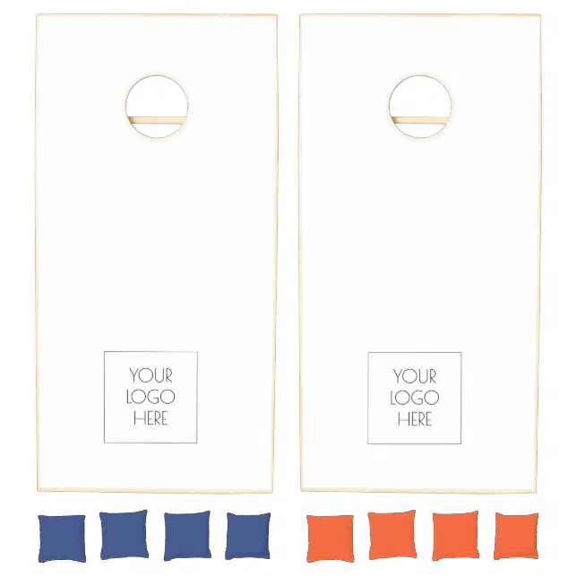 Custom Logo Cornhole Set | Zazzle