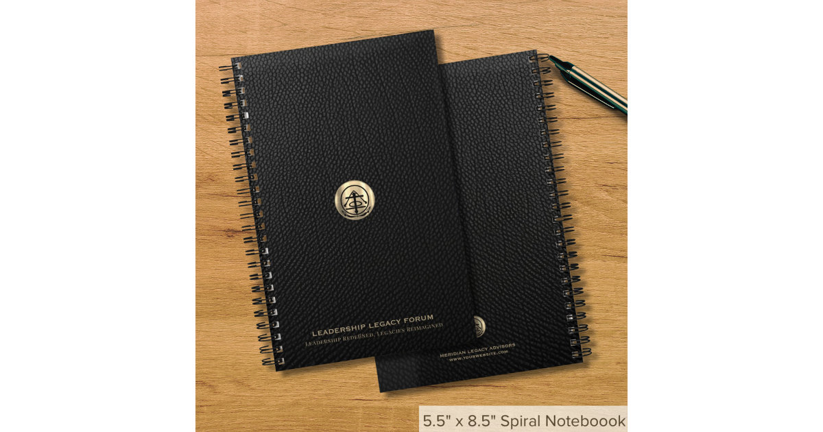 Custom Logo Corporate Event Notebook | Zazzle