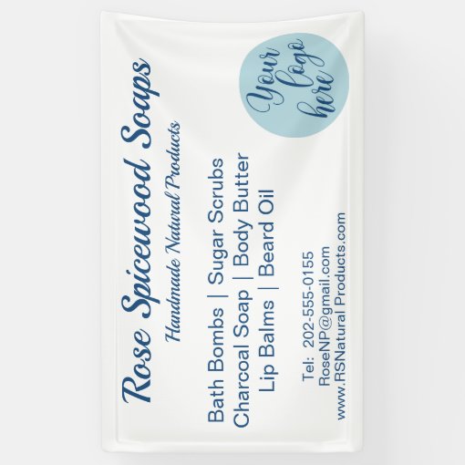 Custom Logo Craft Fair Booth Banner | Zazzle