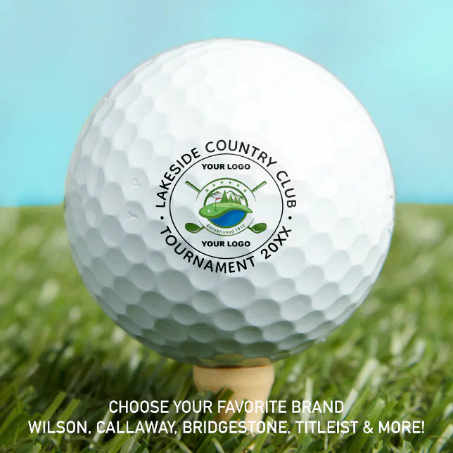 Custom Logo Create Your Own Club Swag Callaway Golf Balls | Zazzle