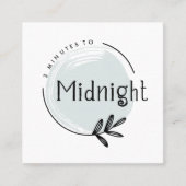 Custom Logo Design | Brooke Macrame Square Business Card | Zazzle