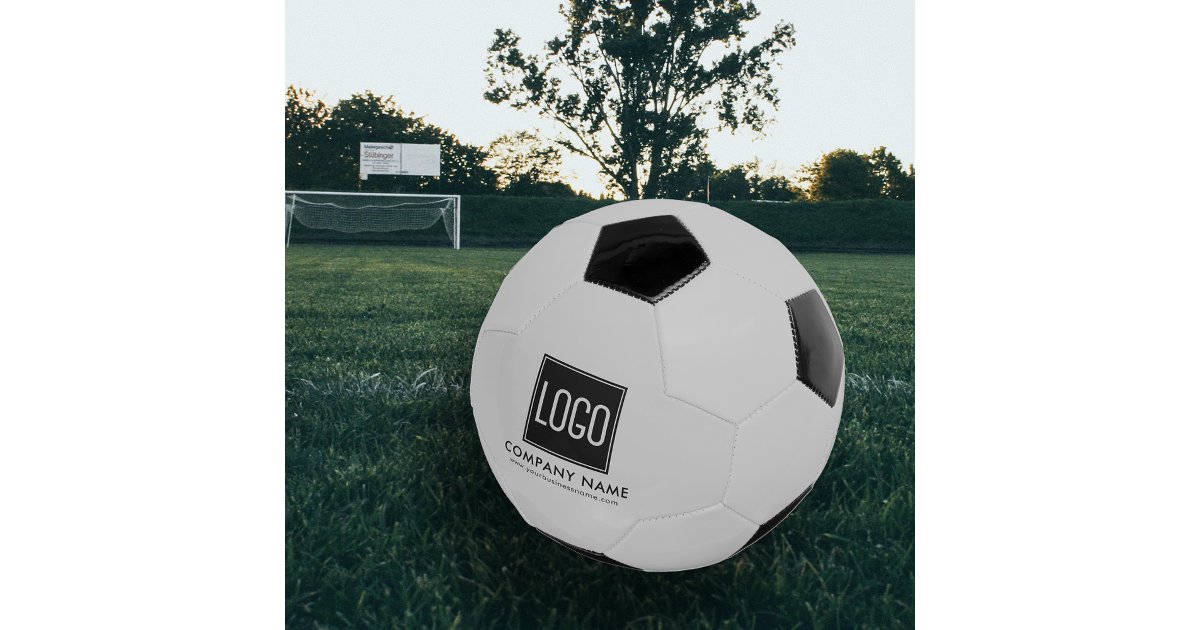 Custom Logo Football Badge Soccer Ball | Zazzle
