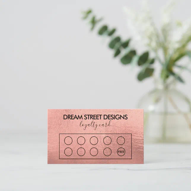 Custom Logo Gold Loyalty Card | Zazzle