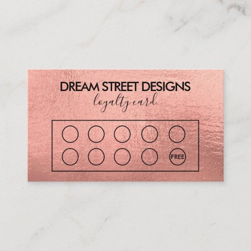 Custom Logo Gold Loyalty Card | Zazzle