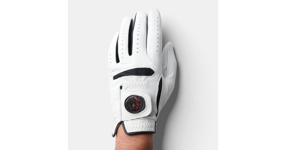 Custom Logo Golf Glove – Gothic Style | Zazzle