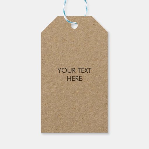 Custom Logo Hang Tag, Small Business Marketing Gift Tags | Zazzle