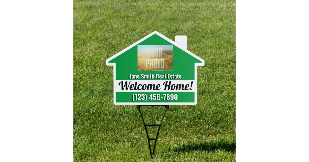 Custom Logo House Line Sign | Zazzle