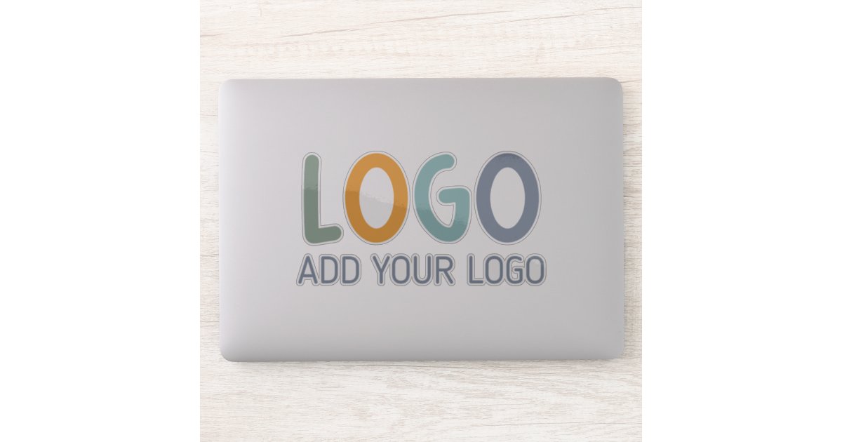 Custom Logo Large Laptop Sticker | Zazzle