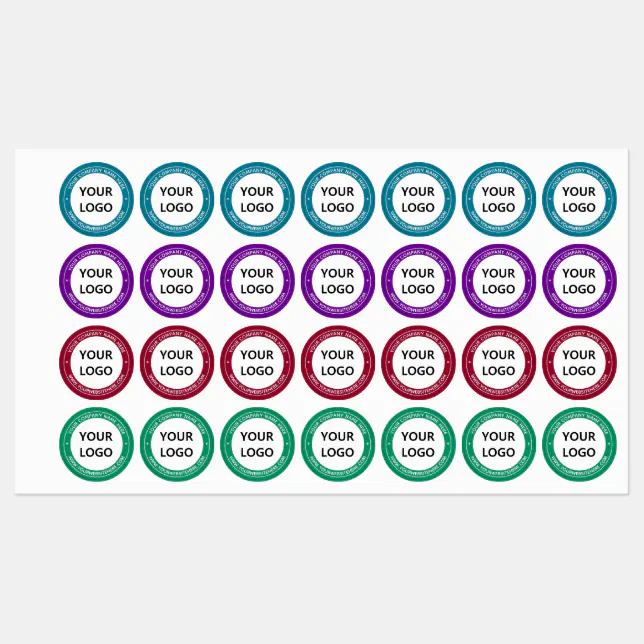 Custom Logo Name Website Business Labels Example | Zazzle