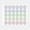 Custom Logo Name Website Personalized Labels | Zazzle