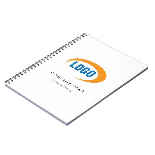 Custom Logo Notebook | Zazzle