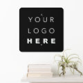 Custom Logo Office Wall Outdoor Sign Black White | Zazzle