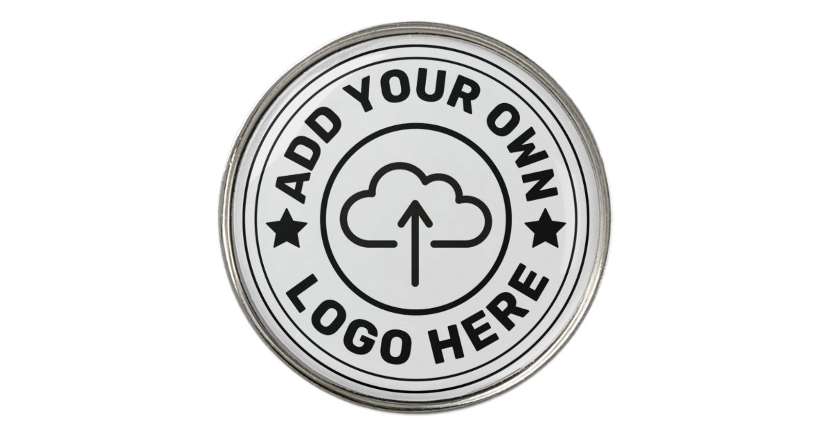 Custom Logo Or Photo Branded Business Company Golf Ball Marker | Zazzle
