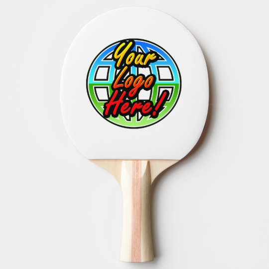 Custom Logo or Photo Personalized Ping Pong Paddle | Zazzle.com