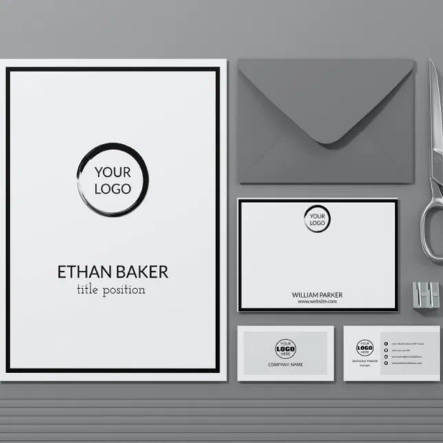 Custom Logo Paper Pad | Zazzle