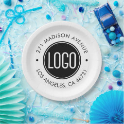 Custom Logo Paper Plates | Zazzle