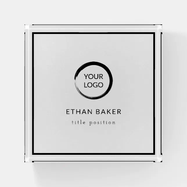 Custom Logo Paperweight | Zazzle