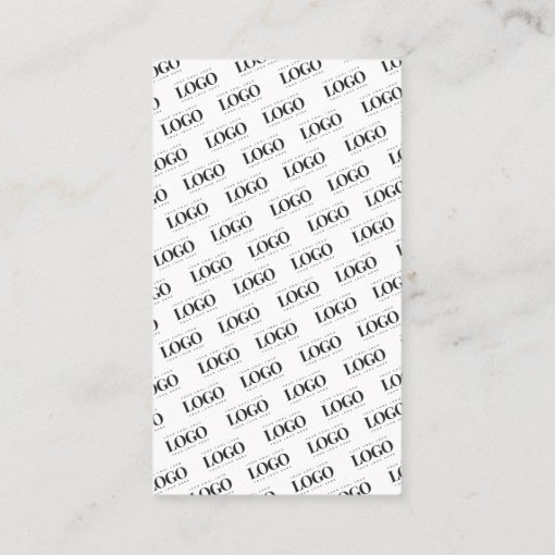Custom Logo Pattern & Instagram Facebook QR Code Business Card | Zazzle Custom Logo Pattern & Instagram Facebook QR Code Business Card | Zazzle