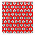 Custom Logo Pattern Red Background Personalized Bandana | Zazzle