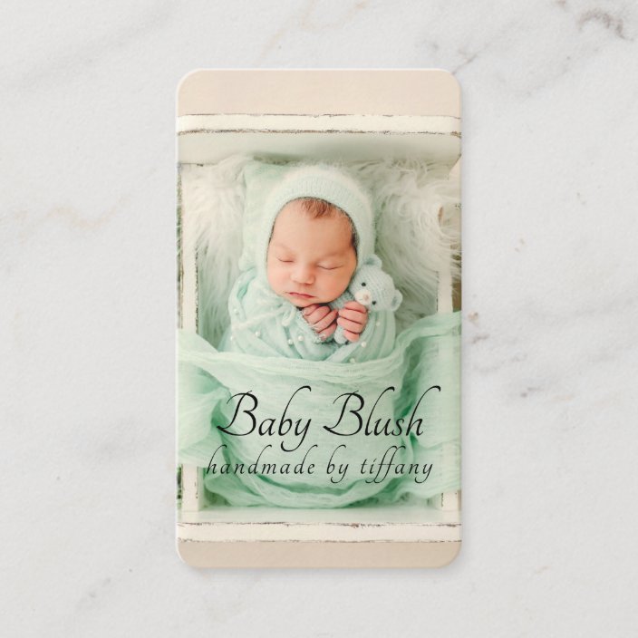 Custom Logo Photo Modern Script Social Media Icons Business Card ...