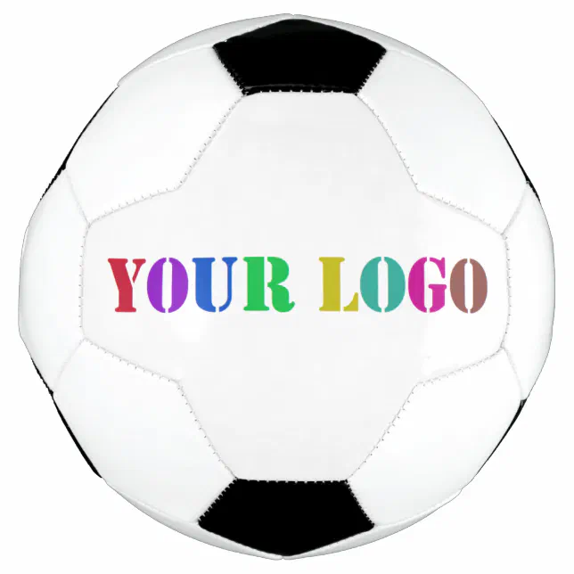Custom Logo Photo or Text Promotional Soccer Ball | Zazzle