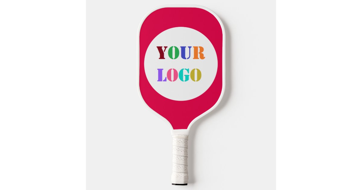 Custom Logo Photo Pickleball Paddle Choose Colors | Zazzle
