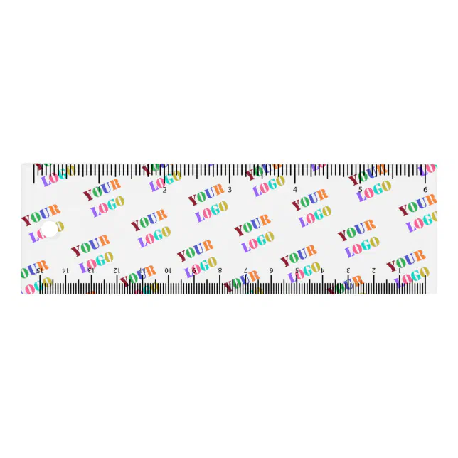 Custom Logo Photo Promotional Personalized Modern Ruler | Zazzle