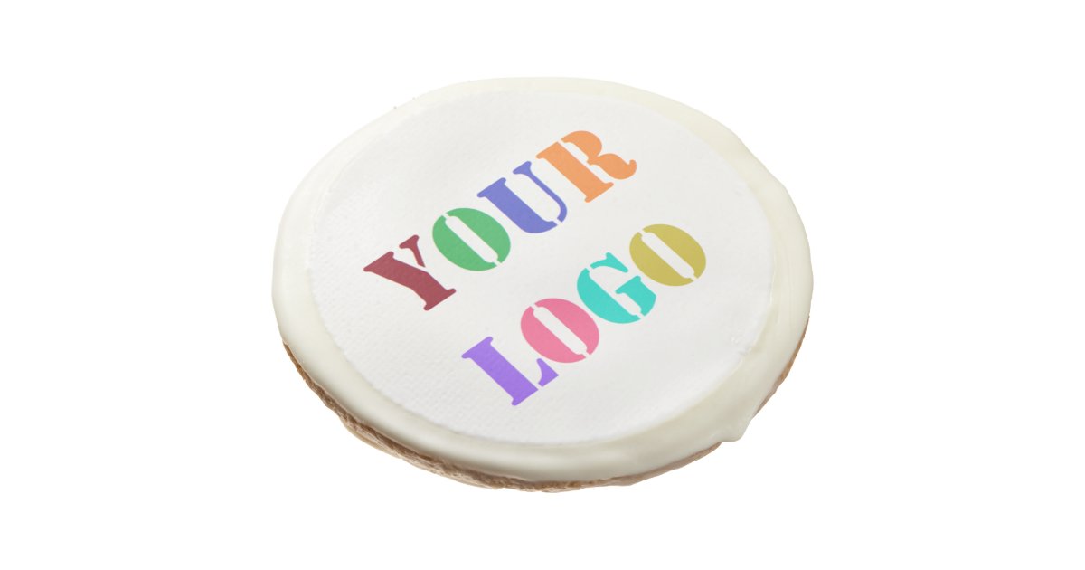 Custom Logo Photo Promotional Sugar Cookie | Zazzle