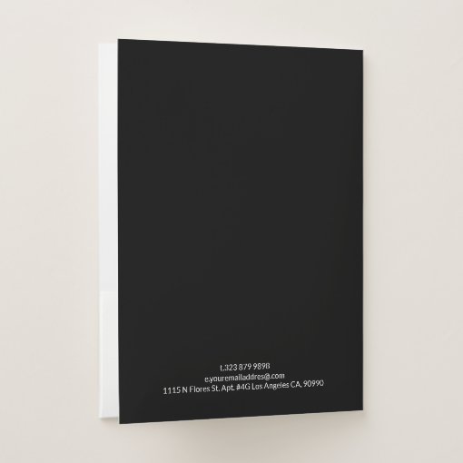 Custom Logo Pocket Folder | Zazzle