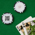 Custom Logo Poker Chip Business Card – Add QR Code | Zazzle